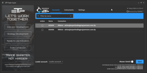 TC - 1.1. Overview of the software: TradeCopier — ETP